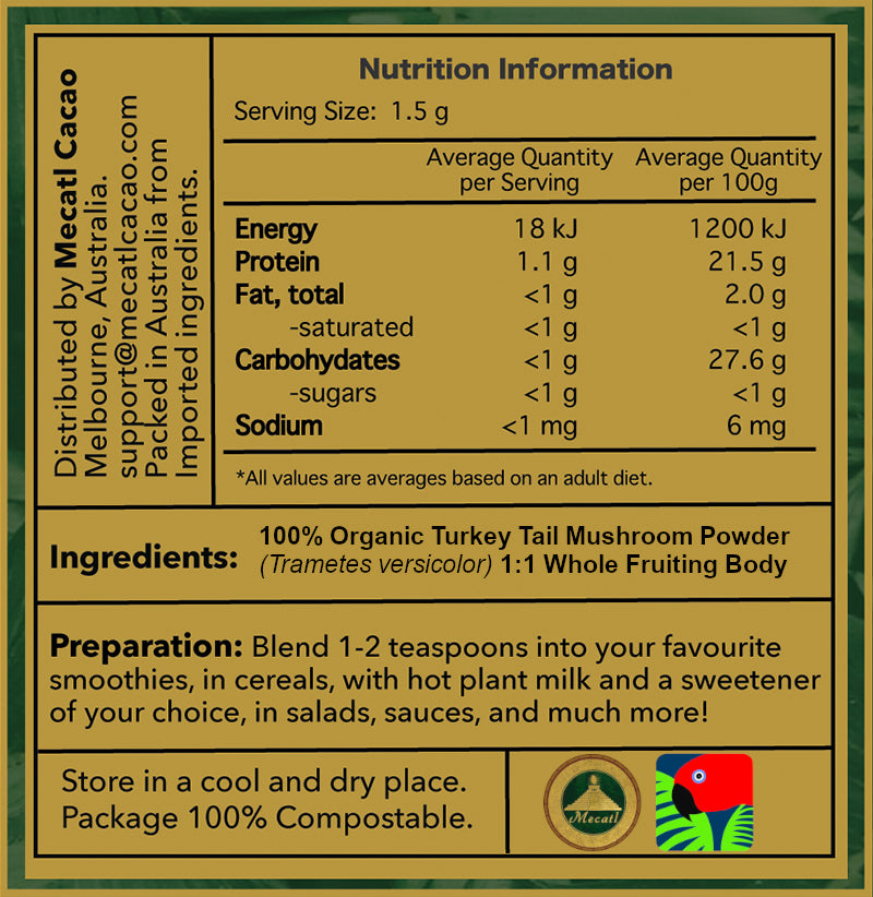 Shop 100% Organic Organic Turkey Tail Mushroom Powder & Save ...